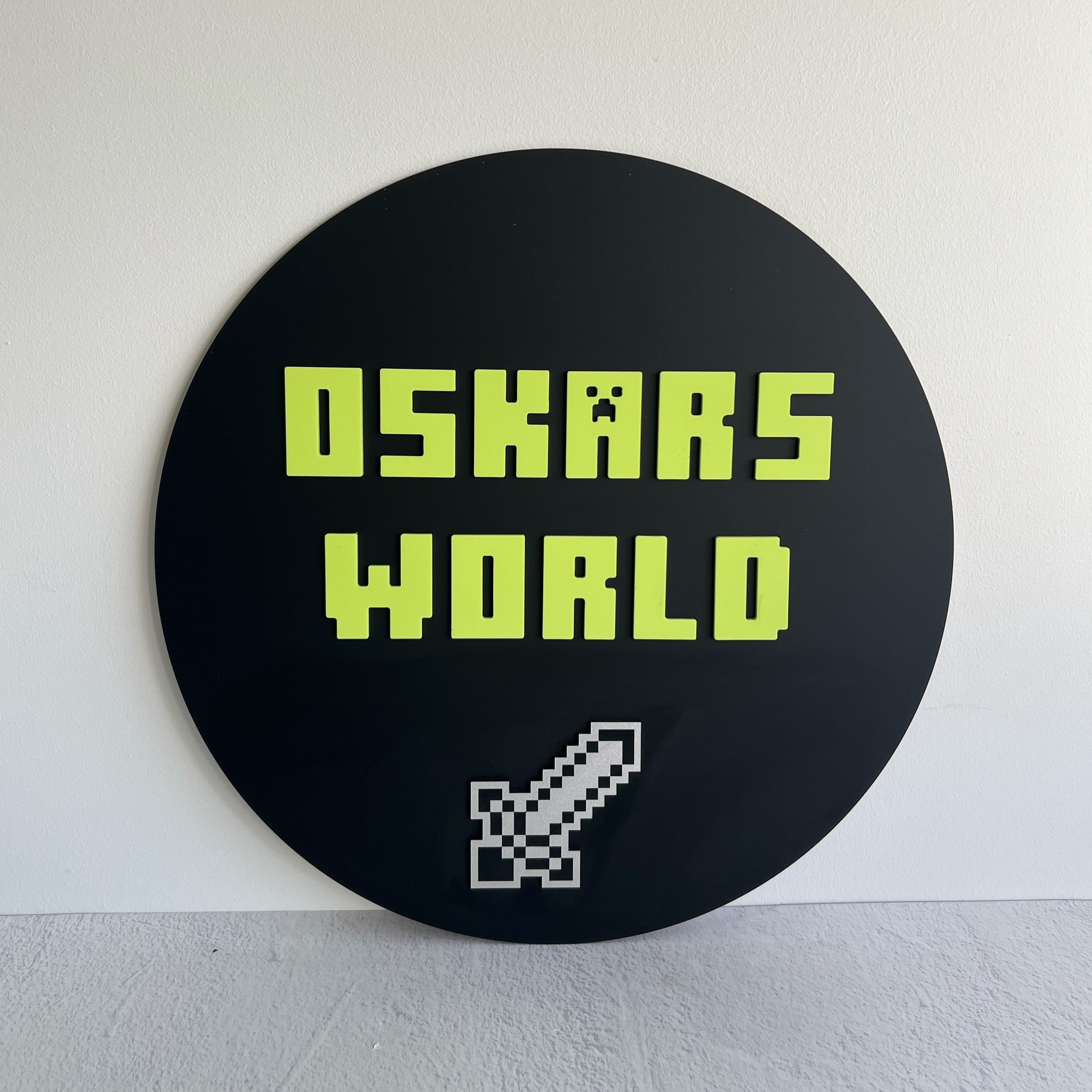 Minecraft World Plaque – JamilaDesigns